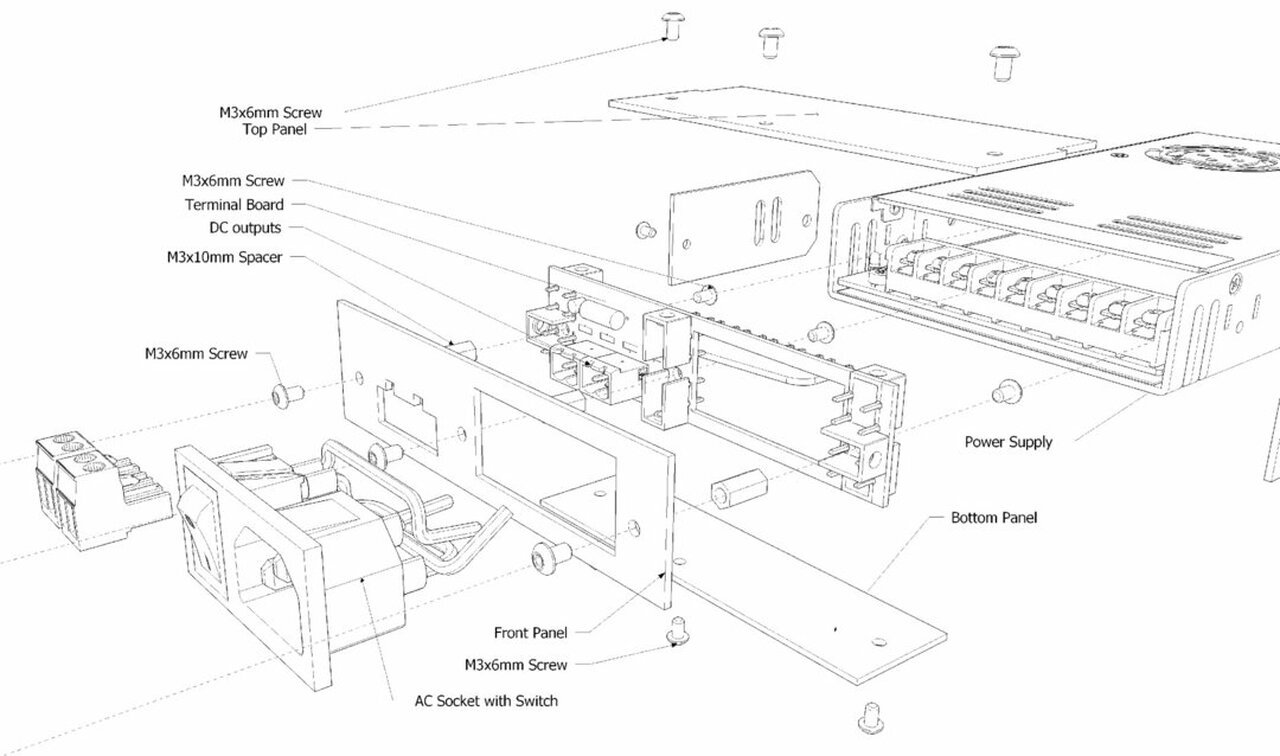 Openbuilds PowerCase Kit | 400422